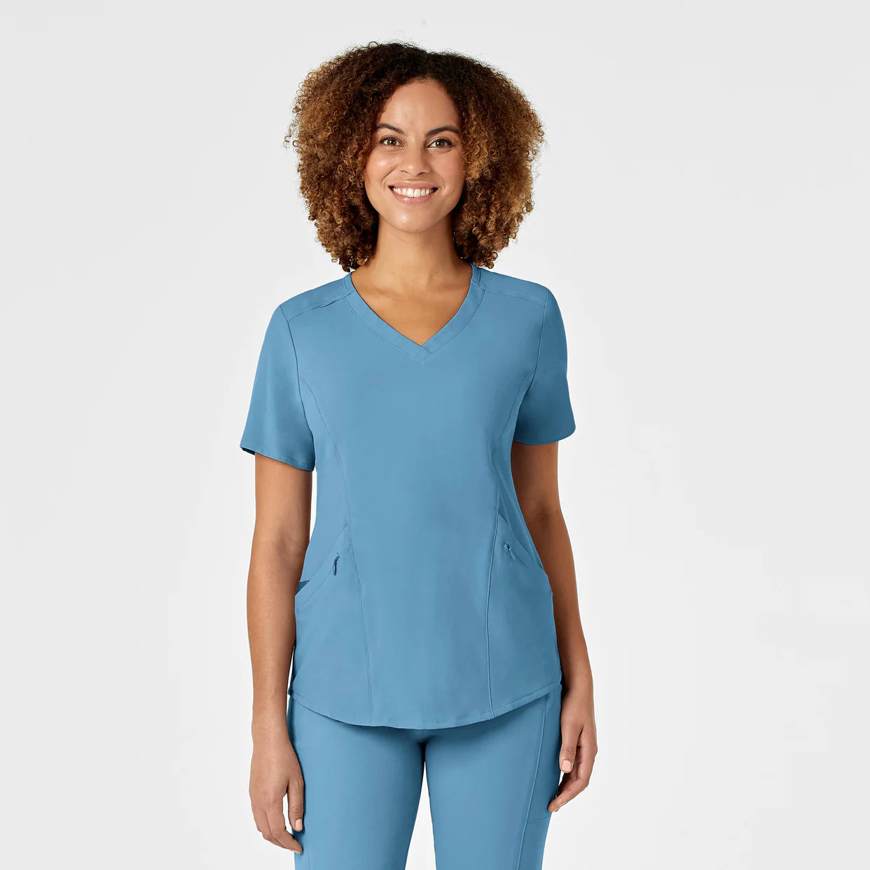 Uniforme Médico Color Azul Bahía para Mujer con Tela Ligera y Transpir ...