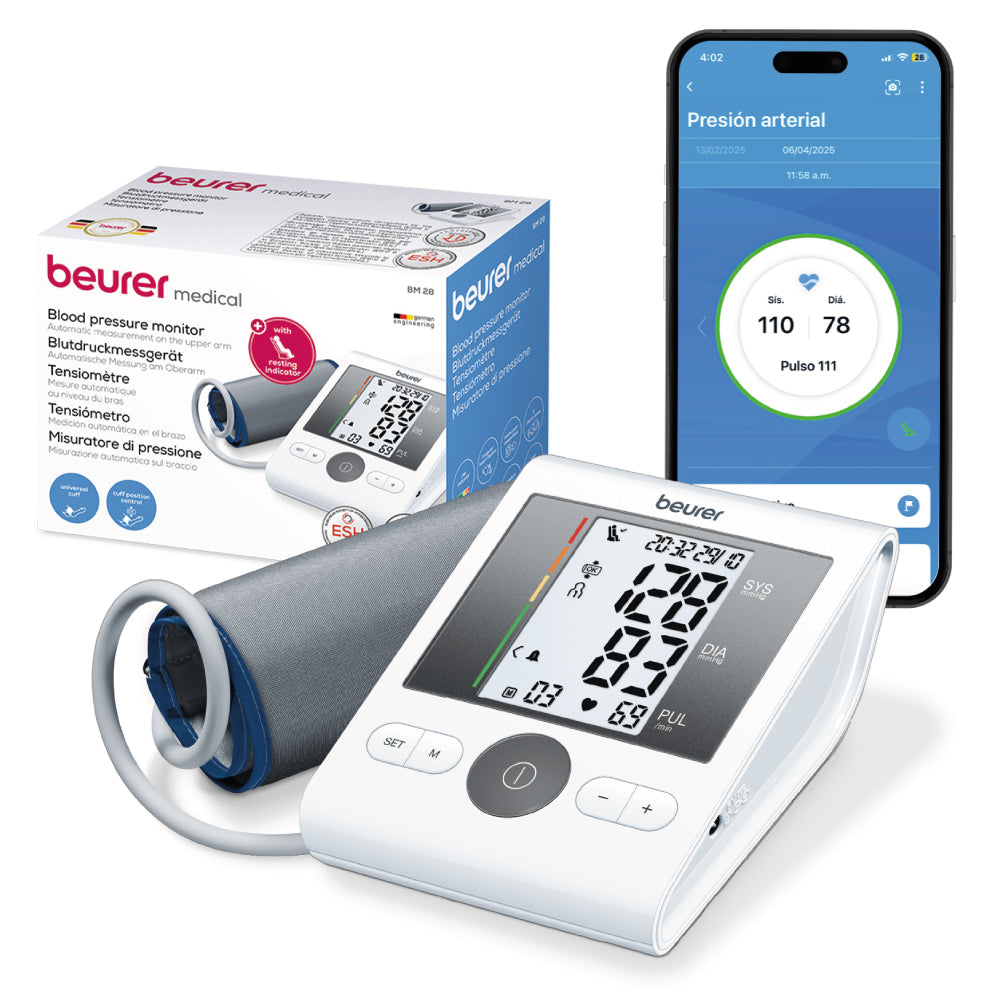 Baumanómetro Digital de Brazo Beurer hasta 42 cm Medición Automática B ...