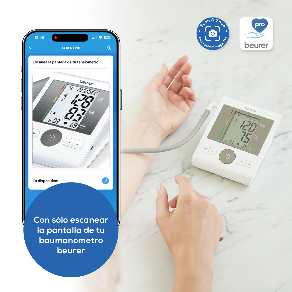 Baumanómetro digital de brazo BM28, medidor de presion arterial y puls – HERGOM MEDICAL