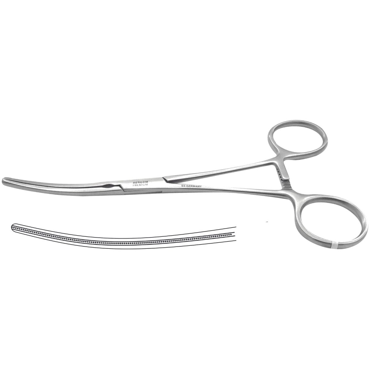 Pinza Clamp para Coartación de Bakey | Marca Hergom – HERGOM MEDICAL