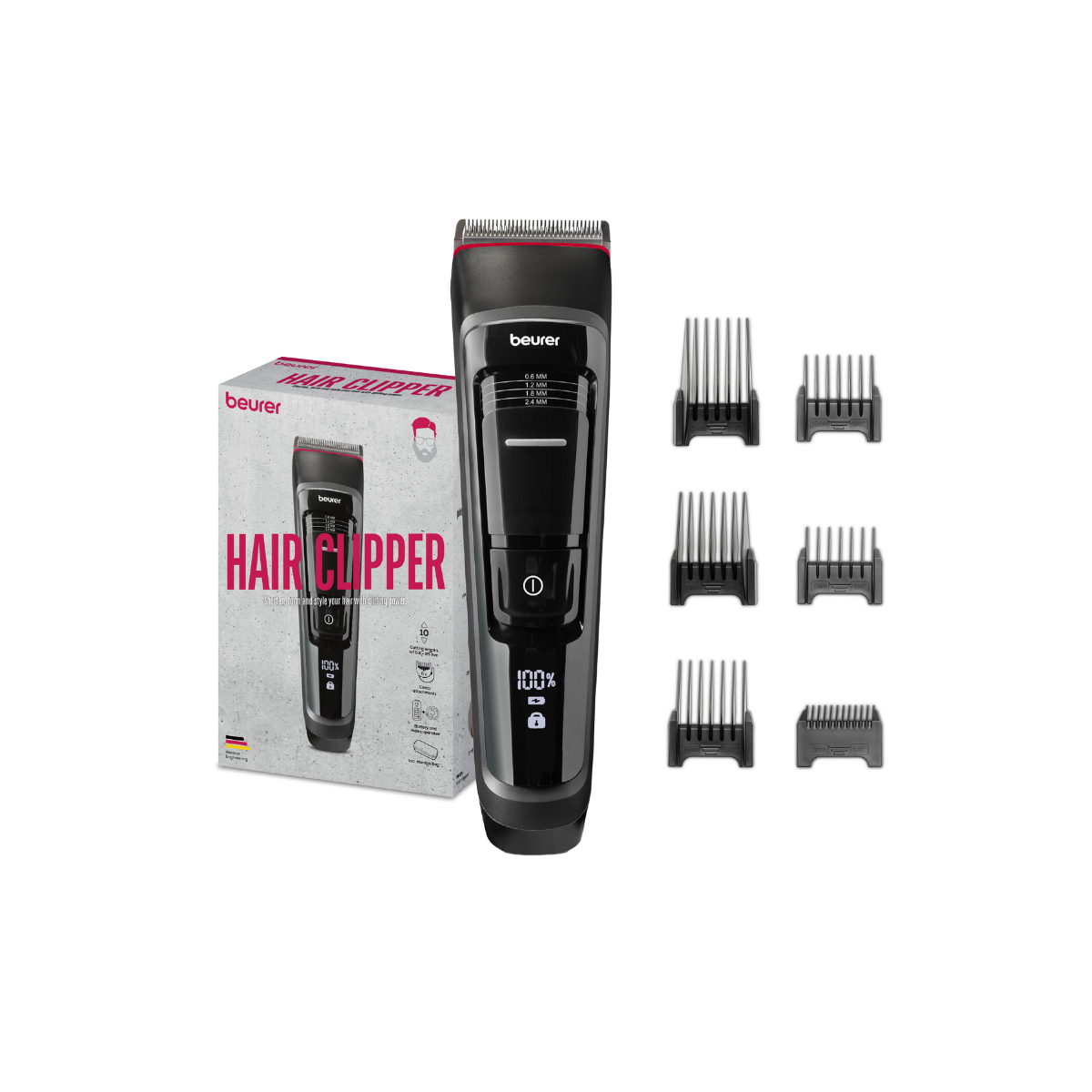 Rasuradora para Cabello, Corte de Cabello Profesional en casa con 7 Ac ...