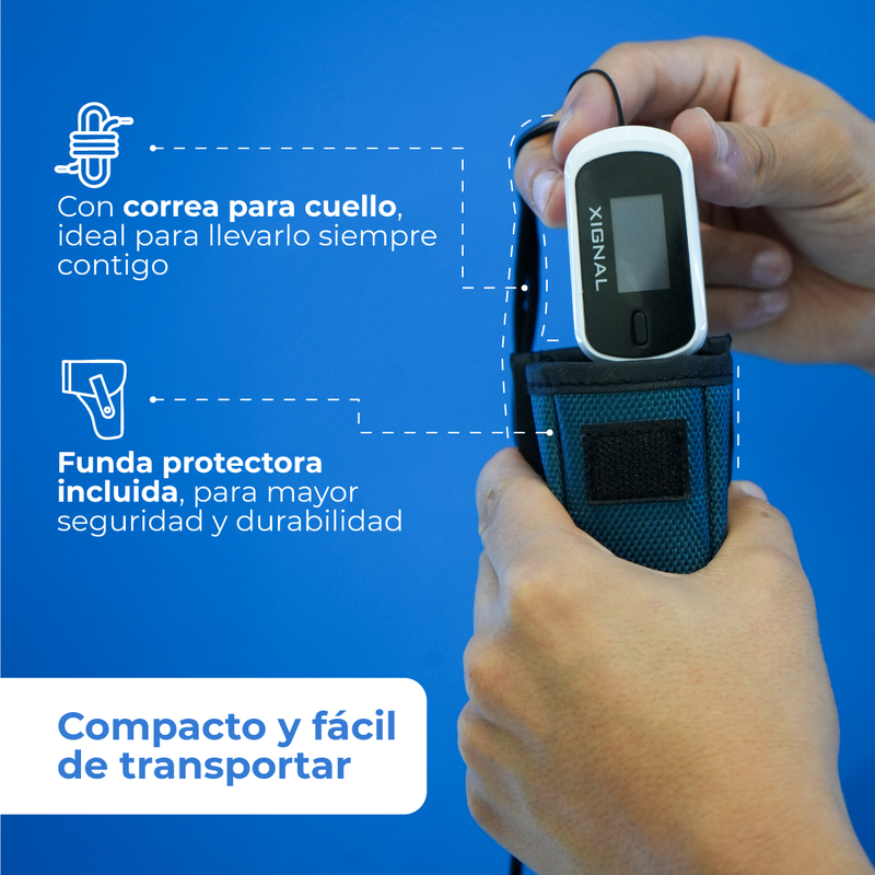 Oxímetro Portátil Xignal para Adulto y Niño | Pantalla OLED MD300C2 ...