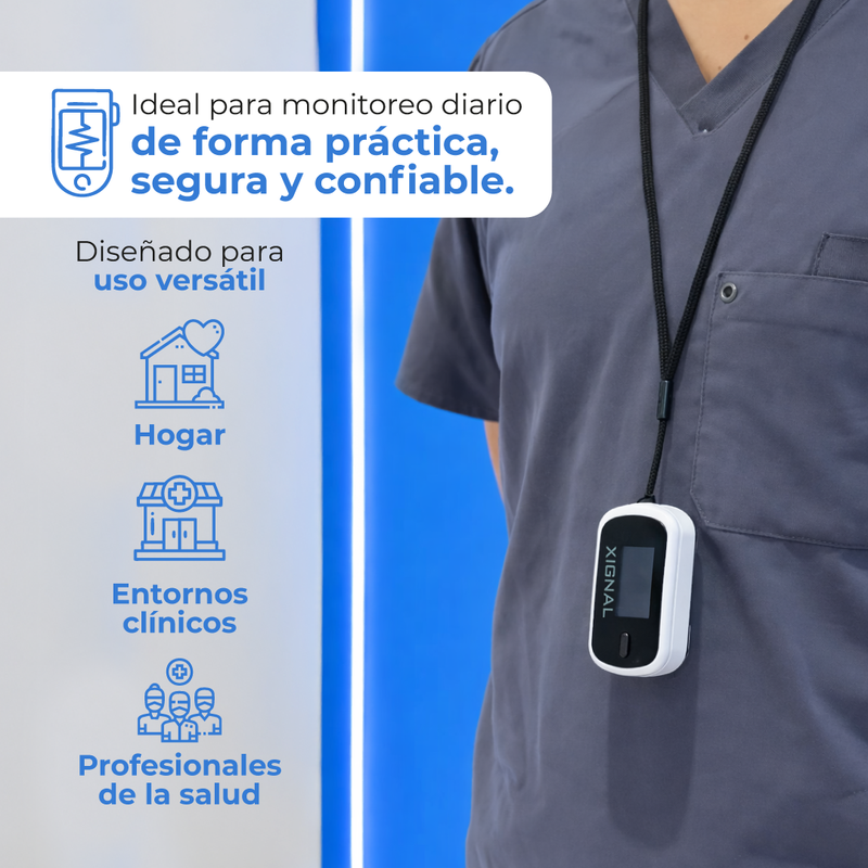 Oxímetro Portátil Xignal para Adulto y Niño | Pantalla OLED MD300C2 ...