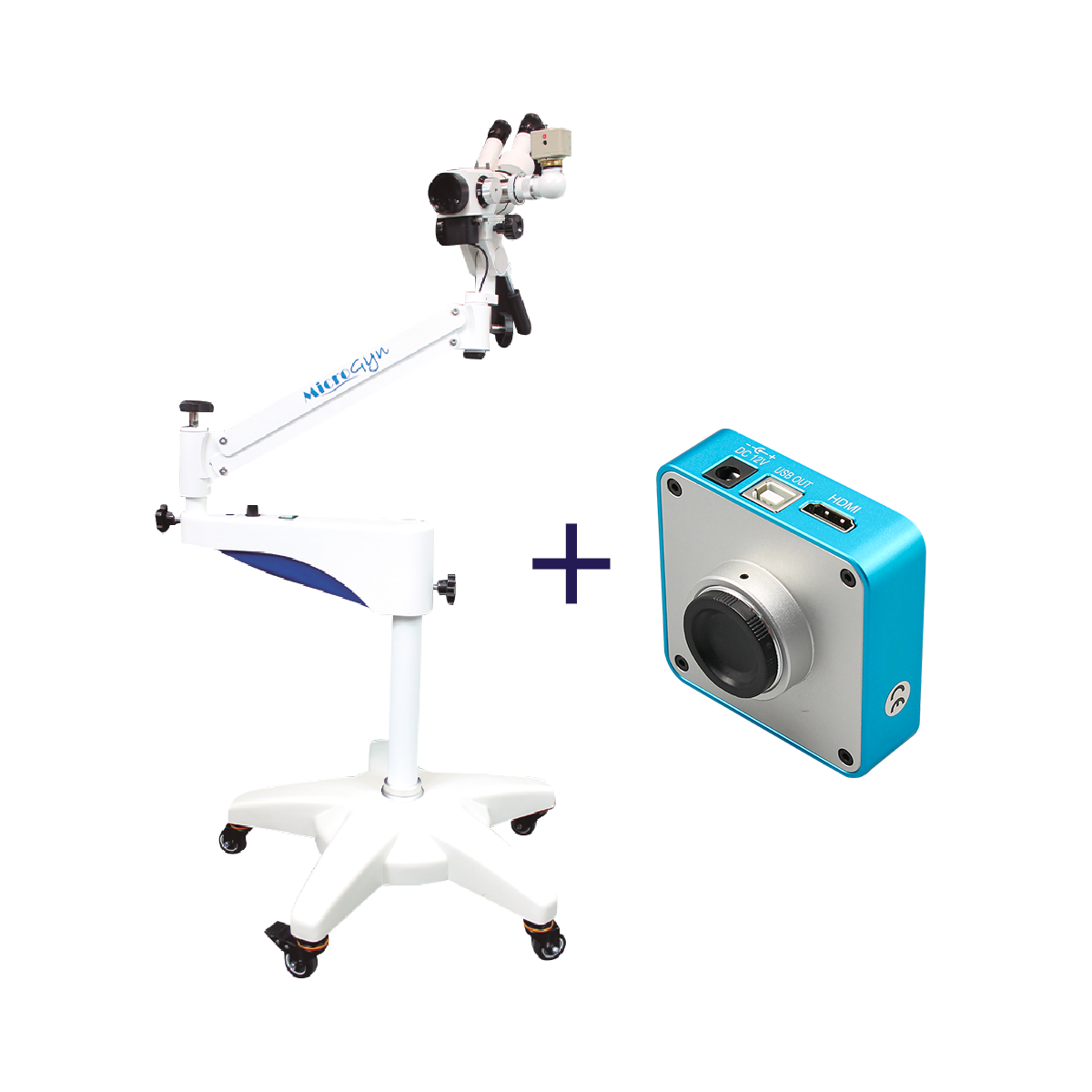 Colposcopio con Brazo Pantográfico LED + Colpocámara HDMI 2K - Kit Col ...
